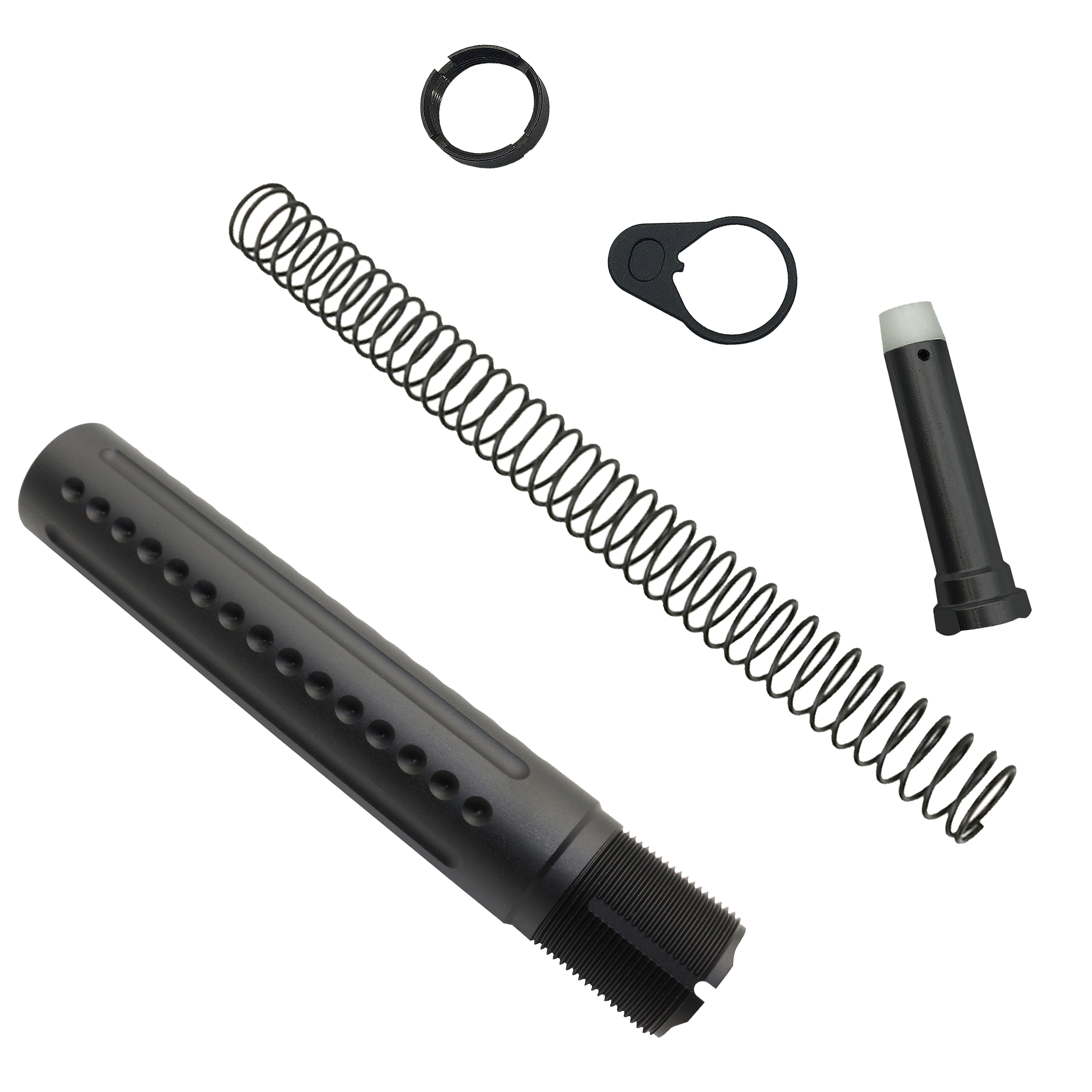 AR-15 Milled Buffer Tube Kit and Pistol Blade Stabilizer - Other Gun ...