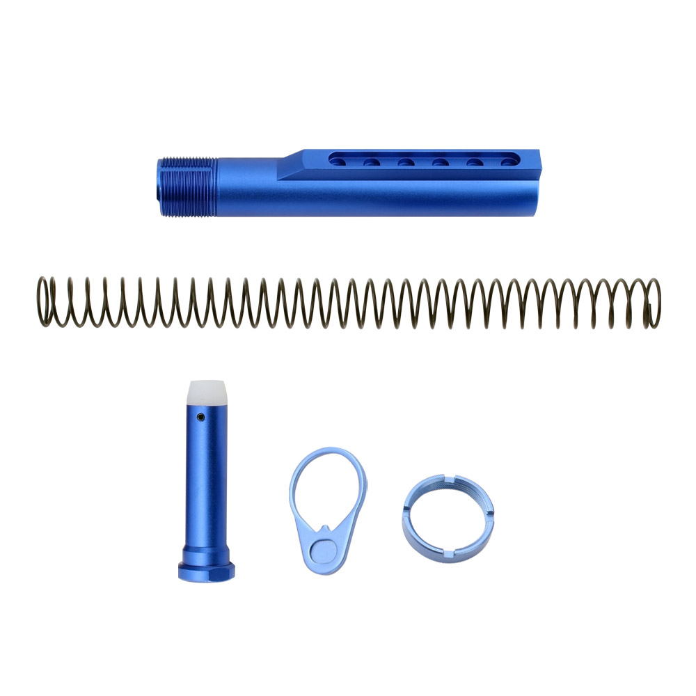AR-15 M4 Six Position Buffer Tube Kit -Mil-Spec - Blue - Other Gun ...
