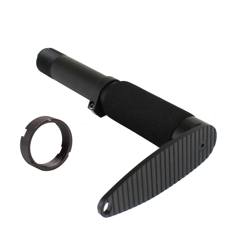 AR-15 Aluminum Skeleton Stock w/Aluminum Butt Plate, Locking Collar ...