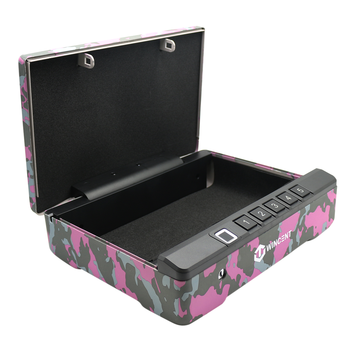 WINCENT Biometric Gun Safe for Pistols- Pink Camo - Other Gun ...