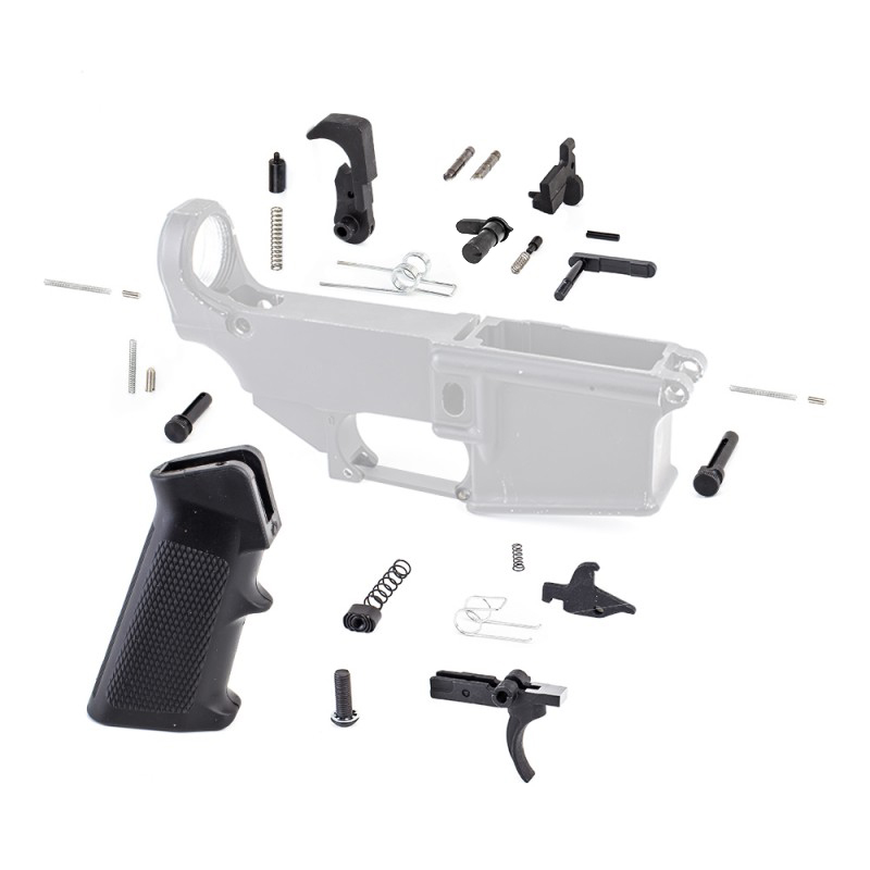 AR-10/LR-308 Lower Parts Kit w/ Standard Grip - Other Gun Accessories ...