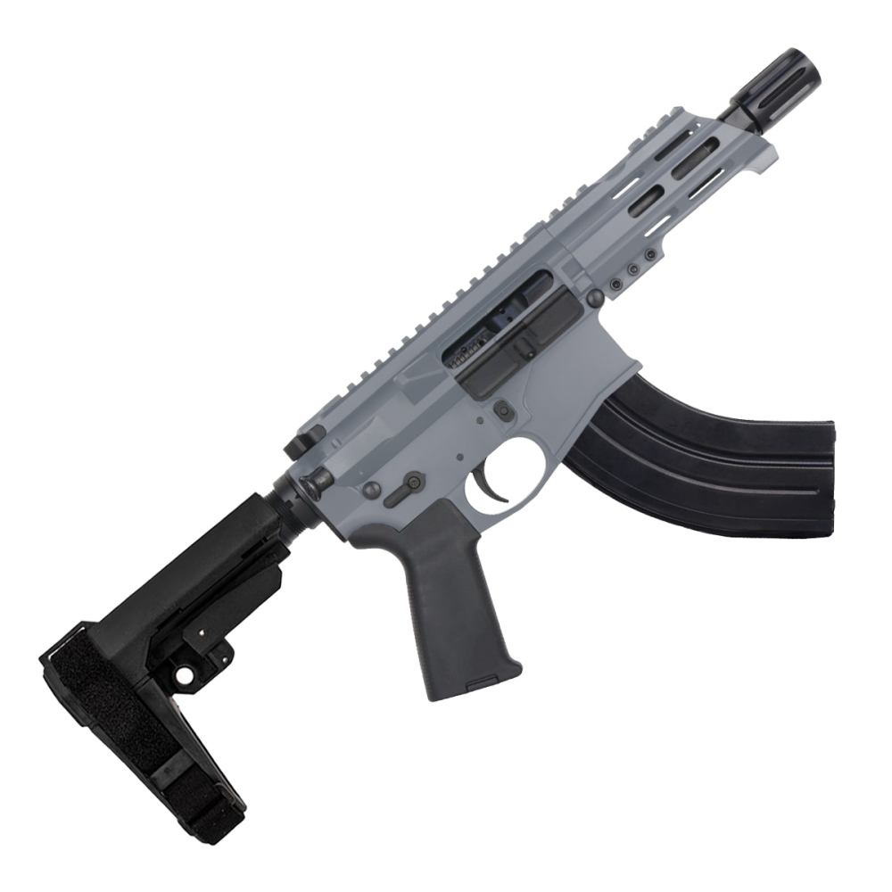 AR15 Micro 7.62x39 Pistol Billet Upper/ Lower 5 - Sniper Grey