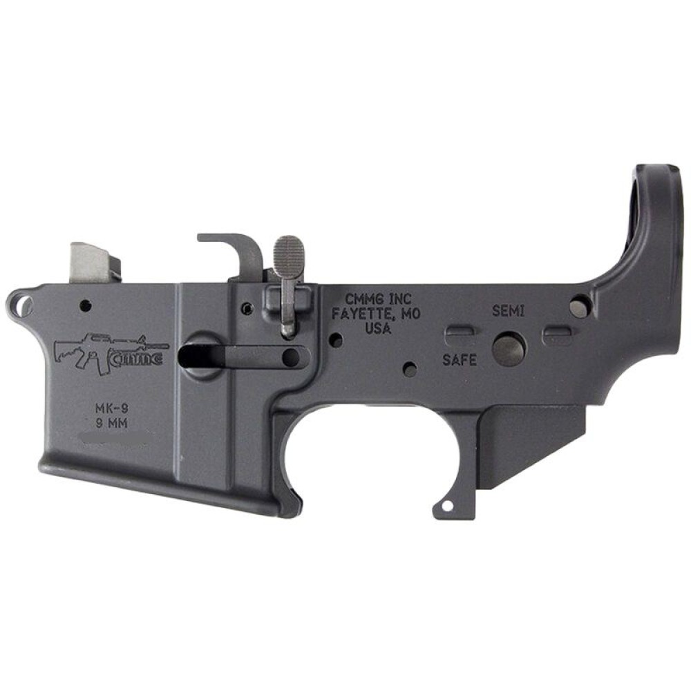 AR 9MM Stripped CMMG MK9 COLT Style AR9 Lower Receiver- BLACK - Model ...