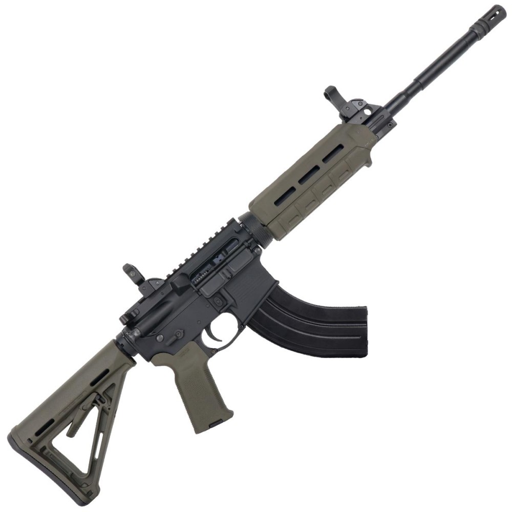 AR 7.62x39 Magpul MOE Style Semi Automatic Rifle 16" Nitride Barrel ...