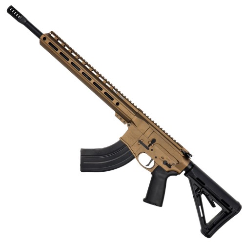 AR-15 7.62x39 Rifle 16" Barrel Slick Side Billet Upper / Lower 13 ...