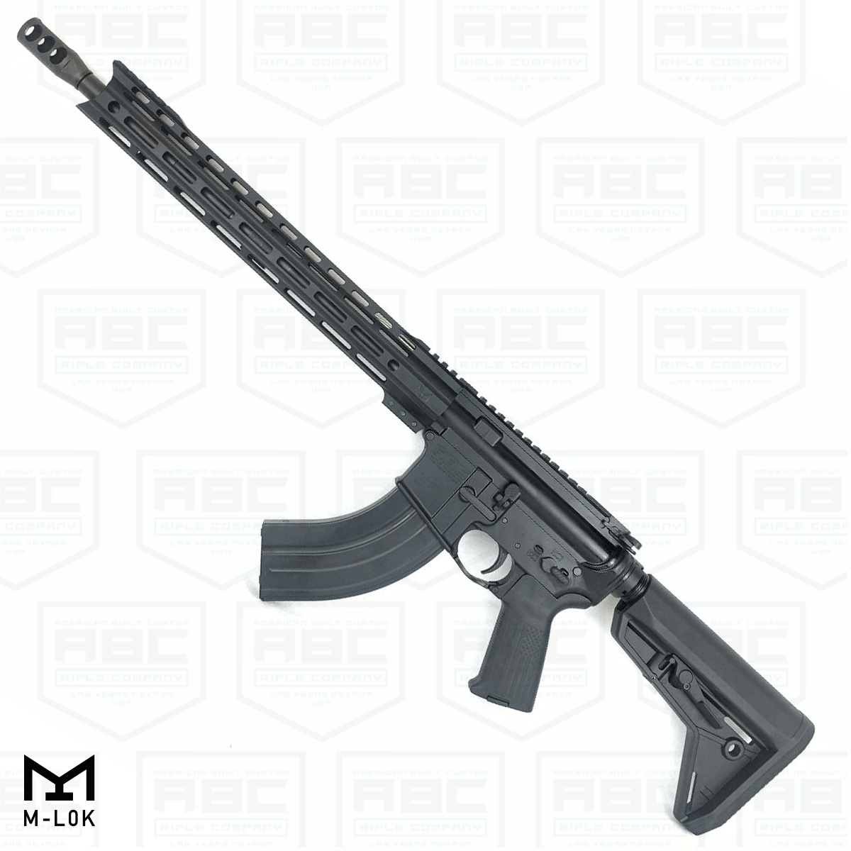 AR-47 7.62x39 Rifle 16" BBL, Adj SL Stock, 15" M-LOK HG - Semi Auto ...